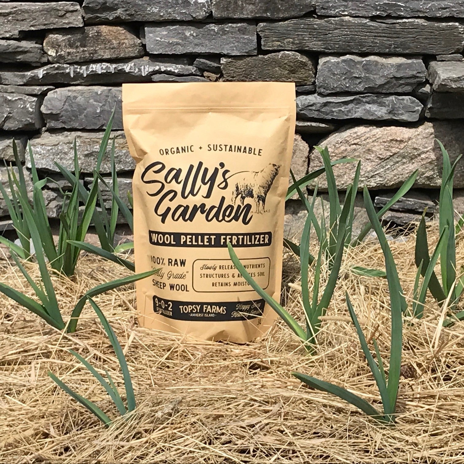 Sally's Garden wool pellet organic fertilizer – Topsy Farms